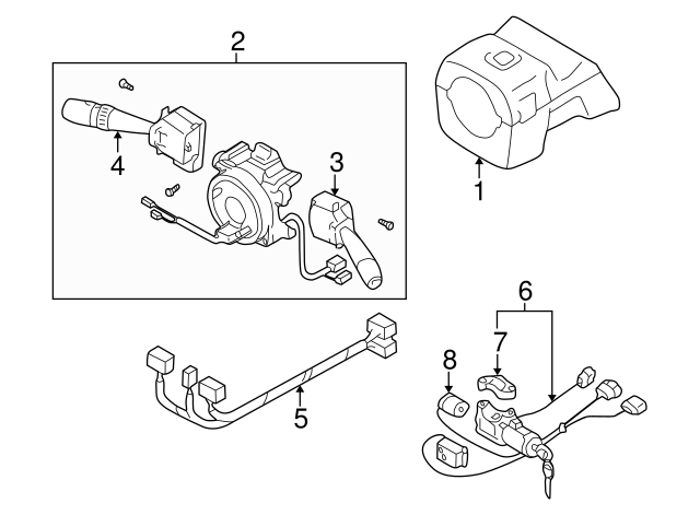 1998-2006 Subaru OEM NEW 1998-2006 Subaru Baja Forester Turn Signal ...