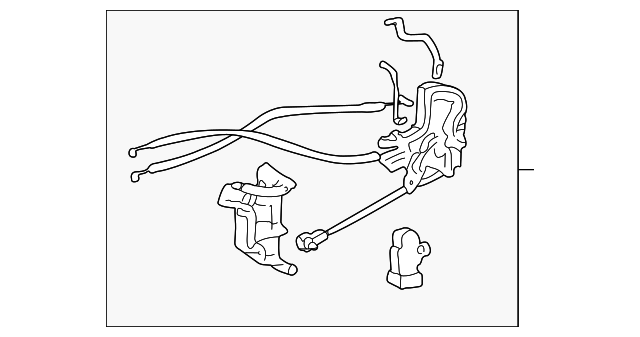 2001-2007 Toyota Sequoia Door Latch (Left, Front) 69304-0C010 | OEM ...