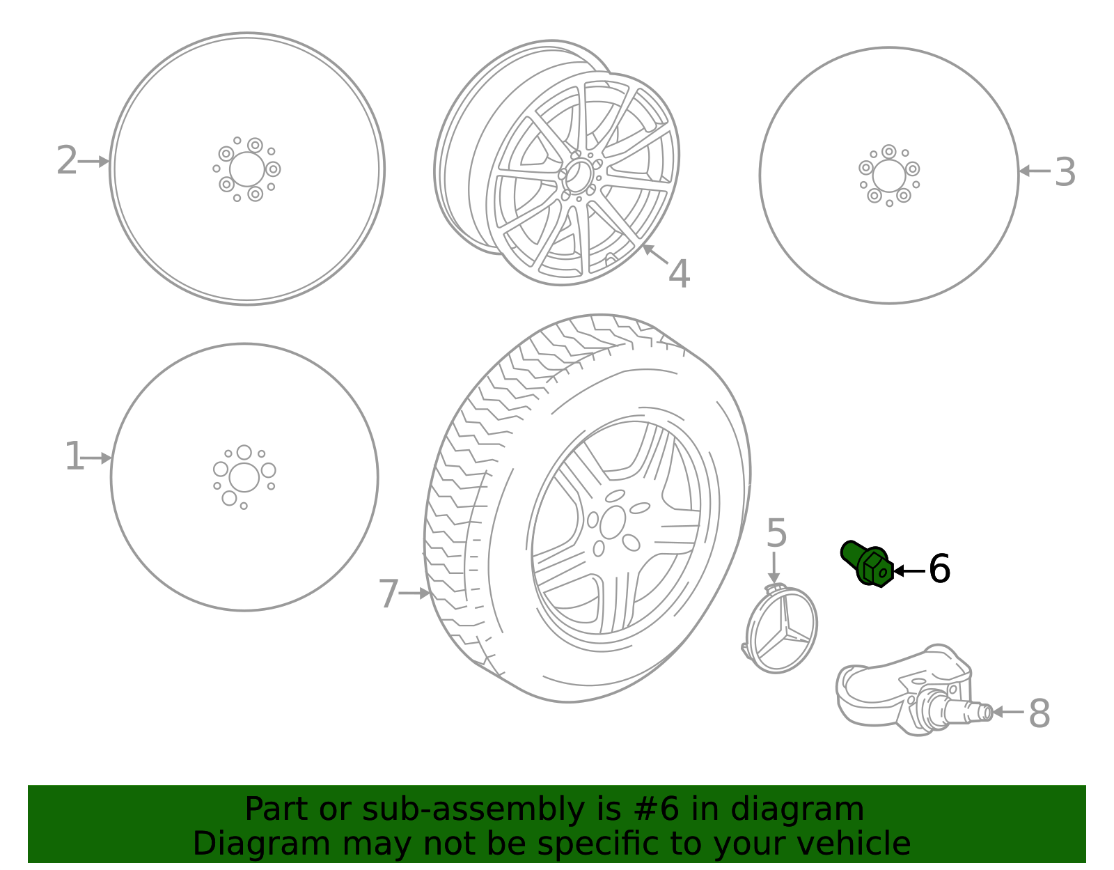2020-2024 Mercedes-Benz Wheel Bolt 000-990-48-18 | Retail Performance ...