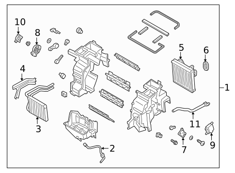 Evaporator & Heater Components for 2022 Hyundai Venue | OEM Parts Online