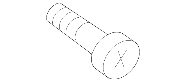 002-984-62-29 - License Bracket Bolt 2010-2011 Mercedes-Benz ML 450 ...