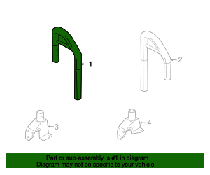 Genuine BMW 54-61-8-401-336 | Roll Bar | FREE Shipping on Most Orders ...