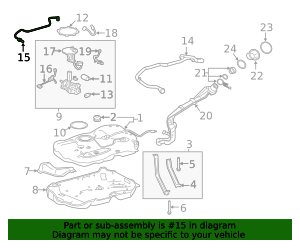 2019-2024 Toyota Suction Tube 77209-0R070 | Toyota Parts Center