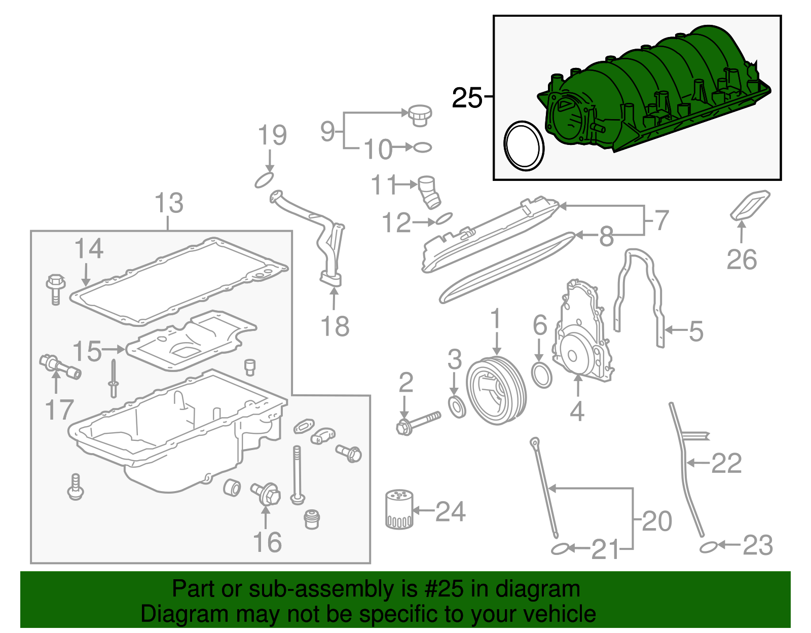 12686561 - Intake Manifold Assembly 2008-2017 GM | Group 1 Auto Parts