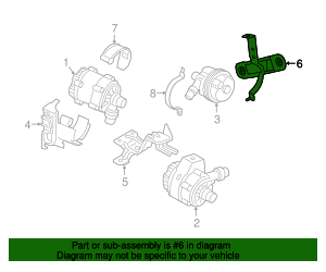 11-51-8-625-682 - Auxiliary Pump Bracket 2017-2022 BMW | Genuine BMW Parts