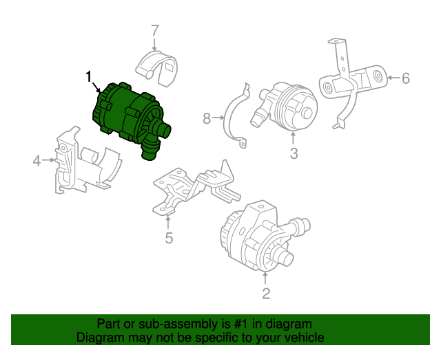 11-51-8-638-237 - Auxiliary Pump - 2017-2024 BMW | BMWPartsHub