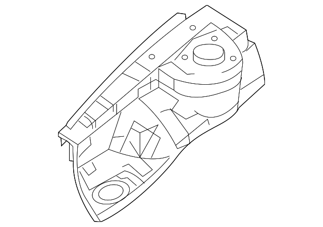2009-2012 Hyundai Elantra Apron Assembly 64501-2L010 | QuirkParts