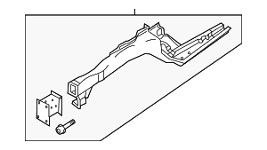 2009 Hyundai Elantra Side Member Assembly 64602-2L010 | QuirkParts