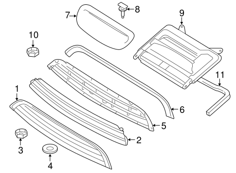Grille & Components for 2006 Mini Cooper | Shop OEM MINI Parts