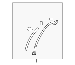 Genuine Toyota Inner Molding part# 75874-0R010 for 2019-2024 Toyota ...