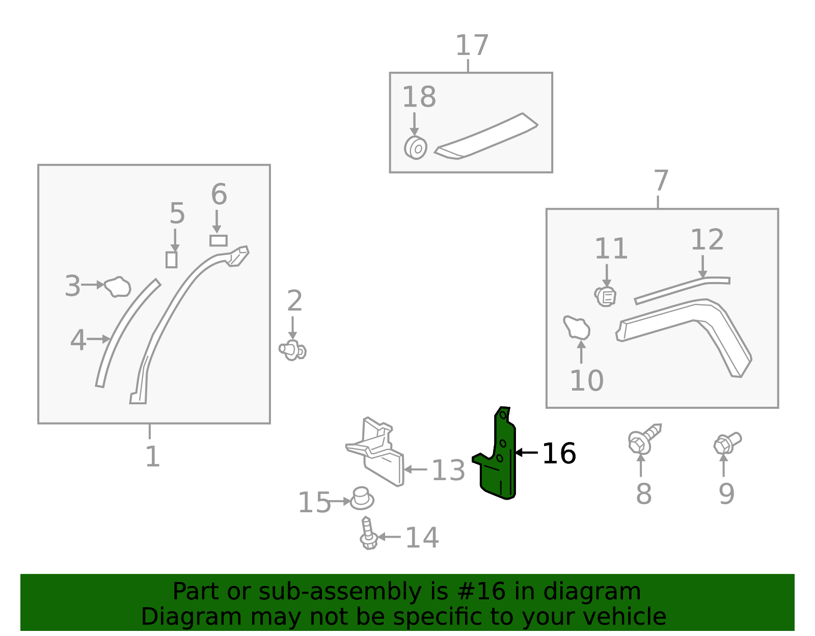 2020-2024 Toyota Mud Guard PK389-42K00-TR | Toyota Parts Center