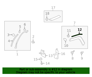 75697-0R030 - Wheel Opening Molding Pad - 2019-2021 Toyota RAV4 | OEM ...