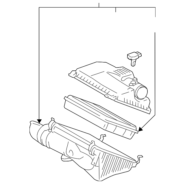 2006-2009 Toyota 4Runner Air Cleaner Assembly 17700-50251 | Toyota ...