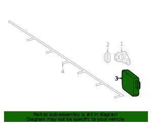 2019-2023 Mercedes-Benz Radar Sensor 0009052716 | Mercedes-Benz Parts ...