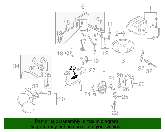 2005-2009 Audi Valve 4F0-201-801-B | Audi USA Parts