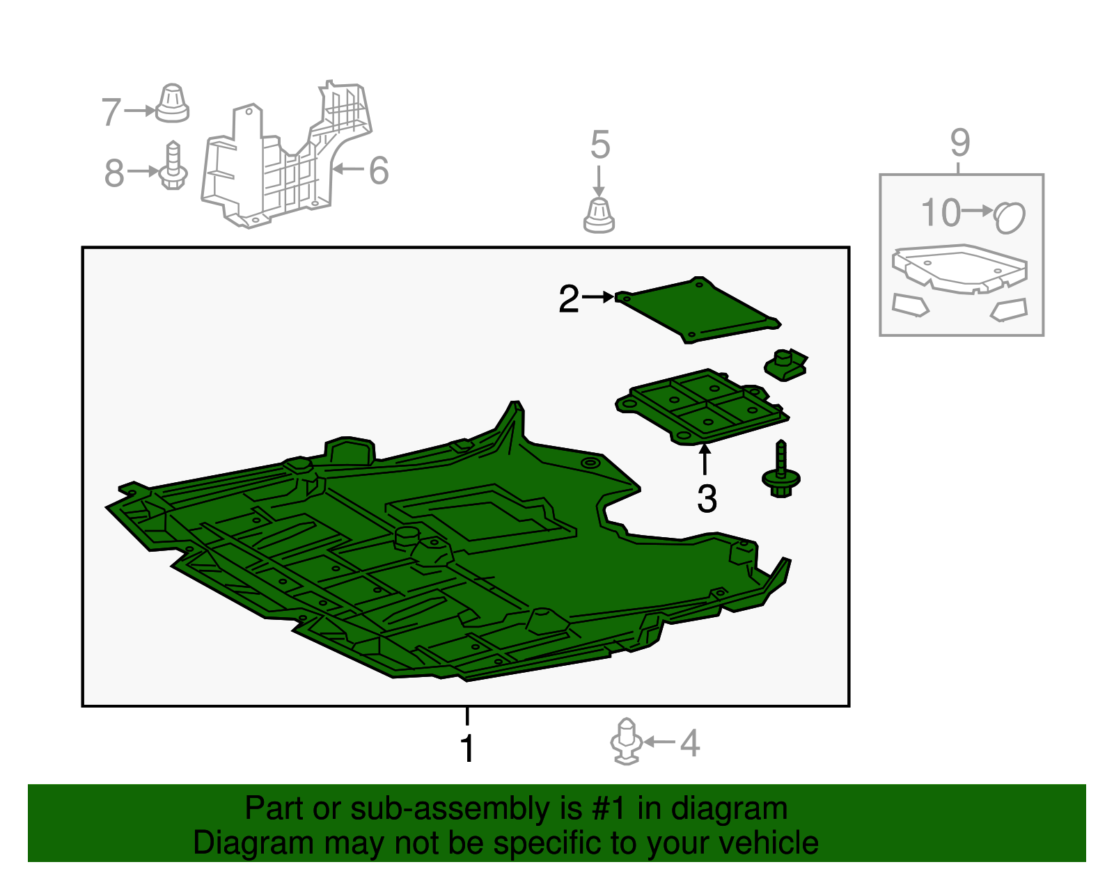 51410-24051 - Splash Shield - 2016-2018 Lexus | My L Parts