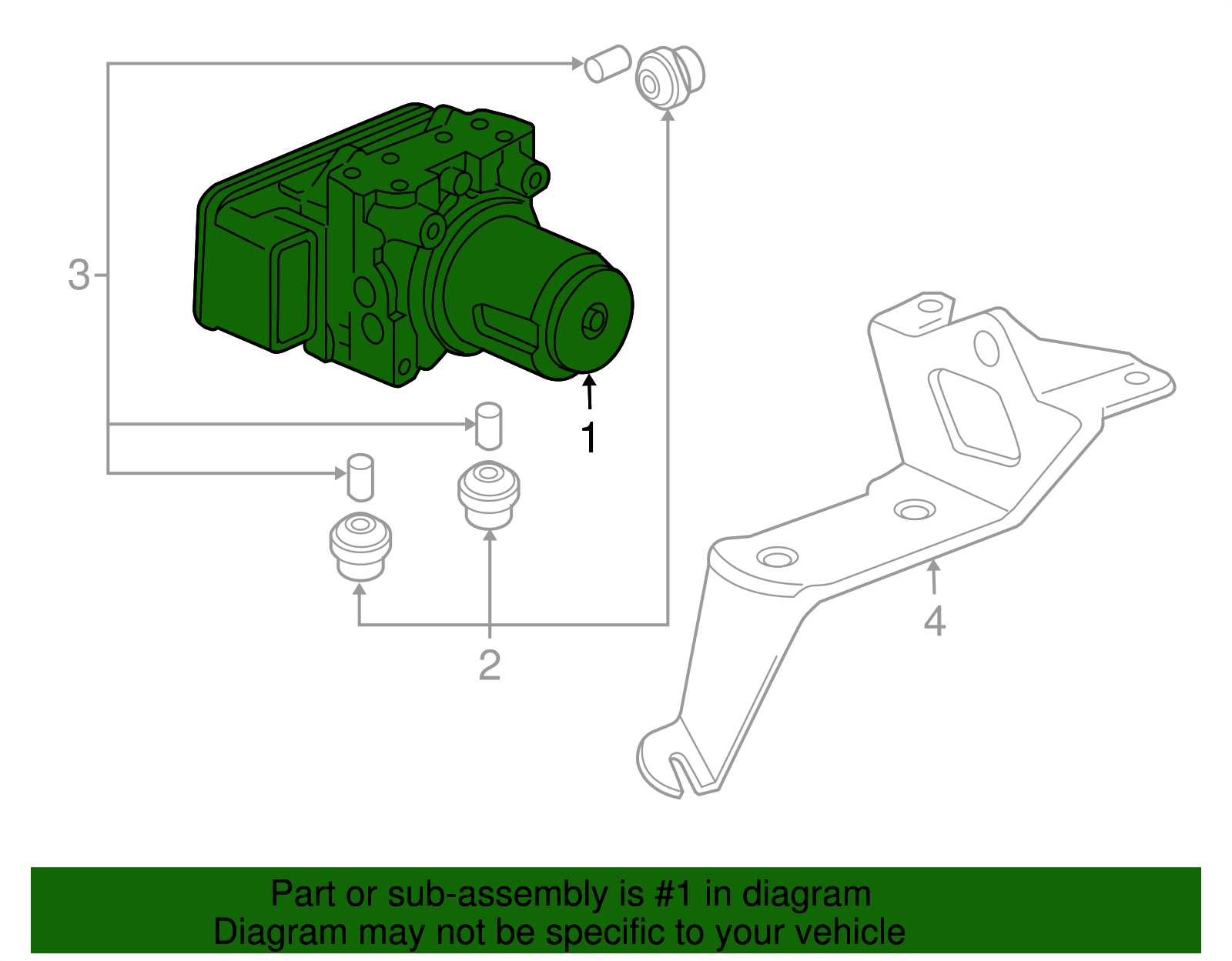 57110-SDA-A73 - 2005-2007 Honda Accord - Modulator Assembly | Honda ...
