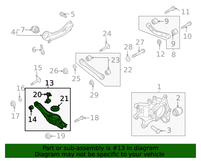 55211-R0000 - Lower Control Arm 2022 Kia Carnival | Kia.Parts Store