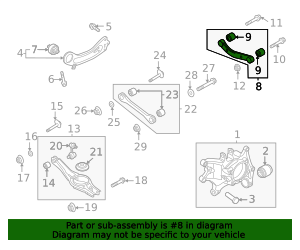 55120-R0000 - Upper Control Arm 2022-2024 Kia Carnival | Kia.Parts Store