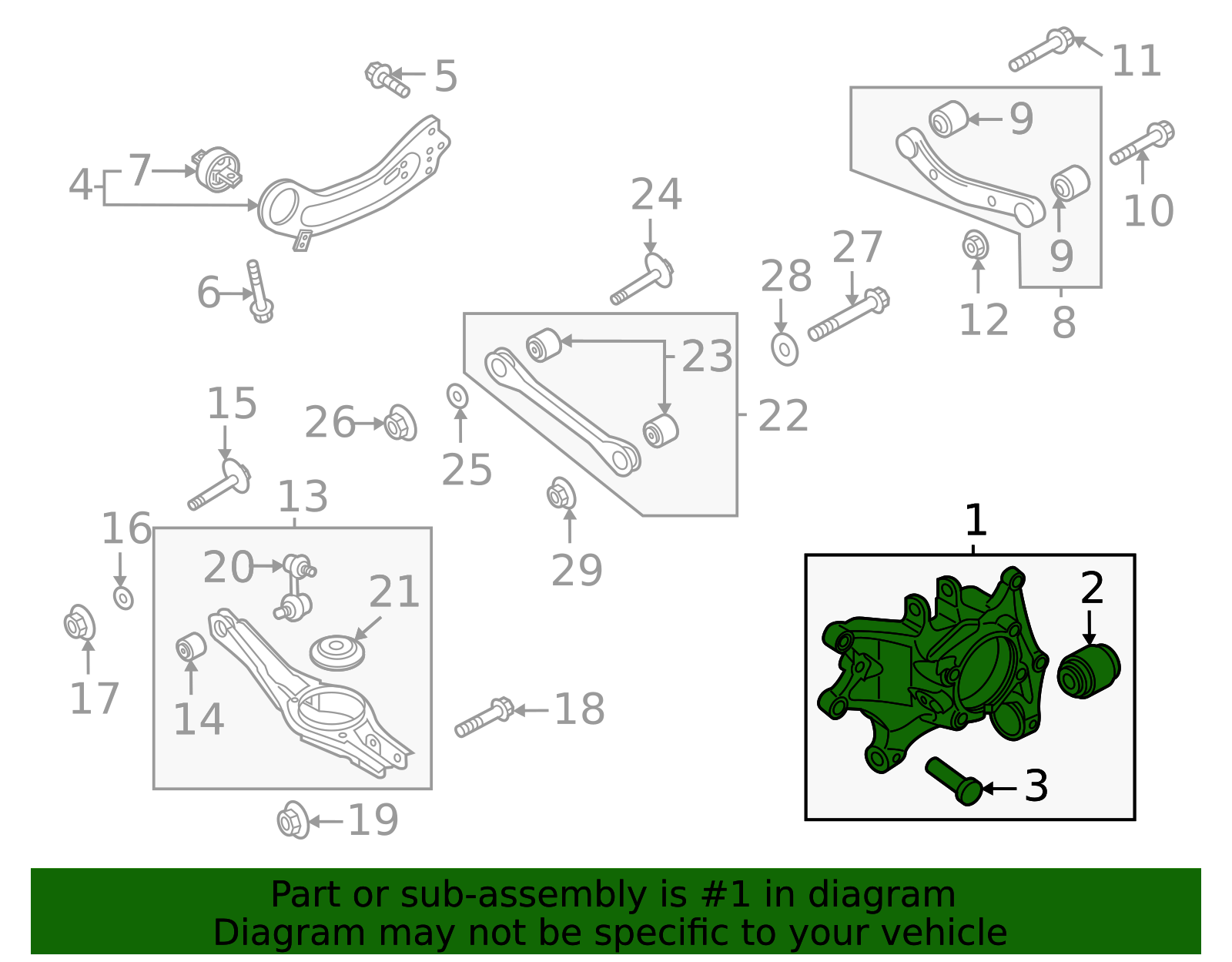 52710-R0000 - Suspension Knuckle 2022-2025 Kia Carnival | Kia.Parts Store