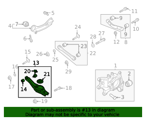 55211-R0000 - Lower Control Arm 2022 Kia Carnival | Kia.Parts Store