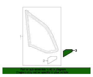 2007-2021 Mazda Lift Gate Glass Fastener BHN9-50-896 | Mazda-Parts