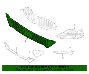 2020-2024 BMW Bmw M Performance Carbon Fiber Air Intake Grille ...