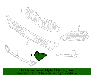 Genuine BMW 51-11-8-074-801 | G14/15/16 8 Series Carbon Fiber Air Inlet ...