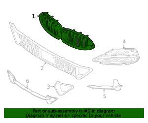 51-13-7-449-425 - Upper Grille - 2019-2025 BMW | BMW Parts Exchange