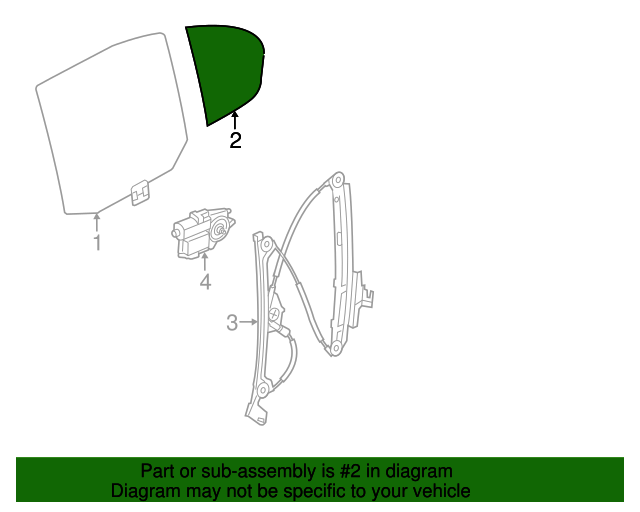 Genuine BMW 51-35-7-197-886 | Fixed Glass | FREE Shipping on Most ...