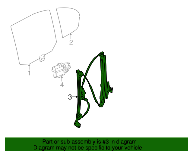 Genuine BMW 51-35-7-197-924 | Window Regulator | FREE Shipping on Most ...