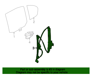 Genuine BMW 51-35-7-197-924 | Window Regulator | FREE Shipping on Most ...
