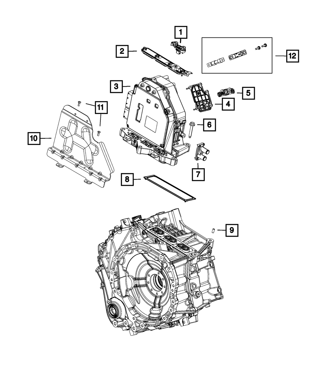 2017-2024 Chrysler Pacifica Coolant Connector Kit 68360740AA | Mopar ...