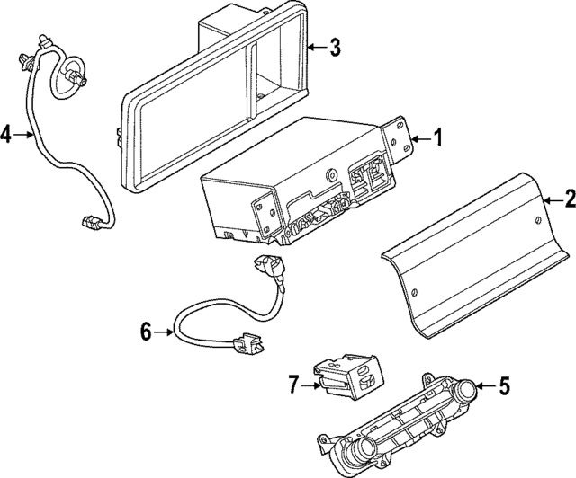 NZ6Z-10D885-A - Display Unit 2022-2024 Ford Maverick | Big 3 Auto Parts