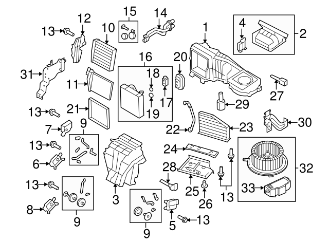 2008-2019 Volkswagen Heater Element 1K0-963-235-H | vwpartscente
