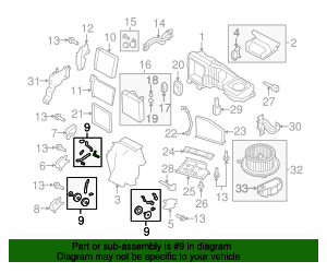2008-2018 Audi HVAC Heater Mode Door Lever 1K1-898-001 | AutoNation Parts