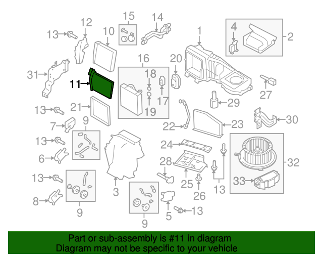 2008-2019 Volkswagen Heater Element 1K0-963-235-H | vwpartscente