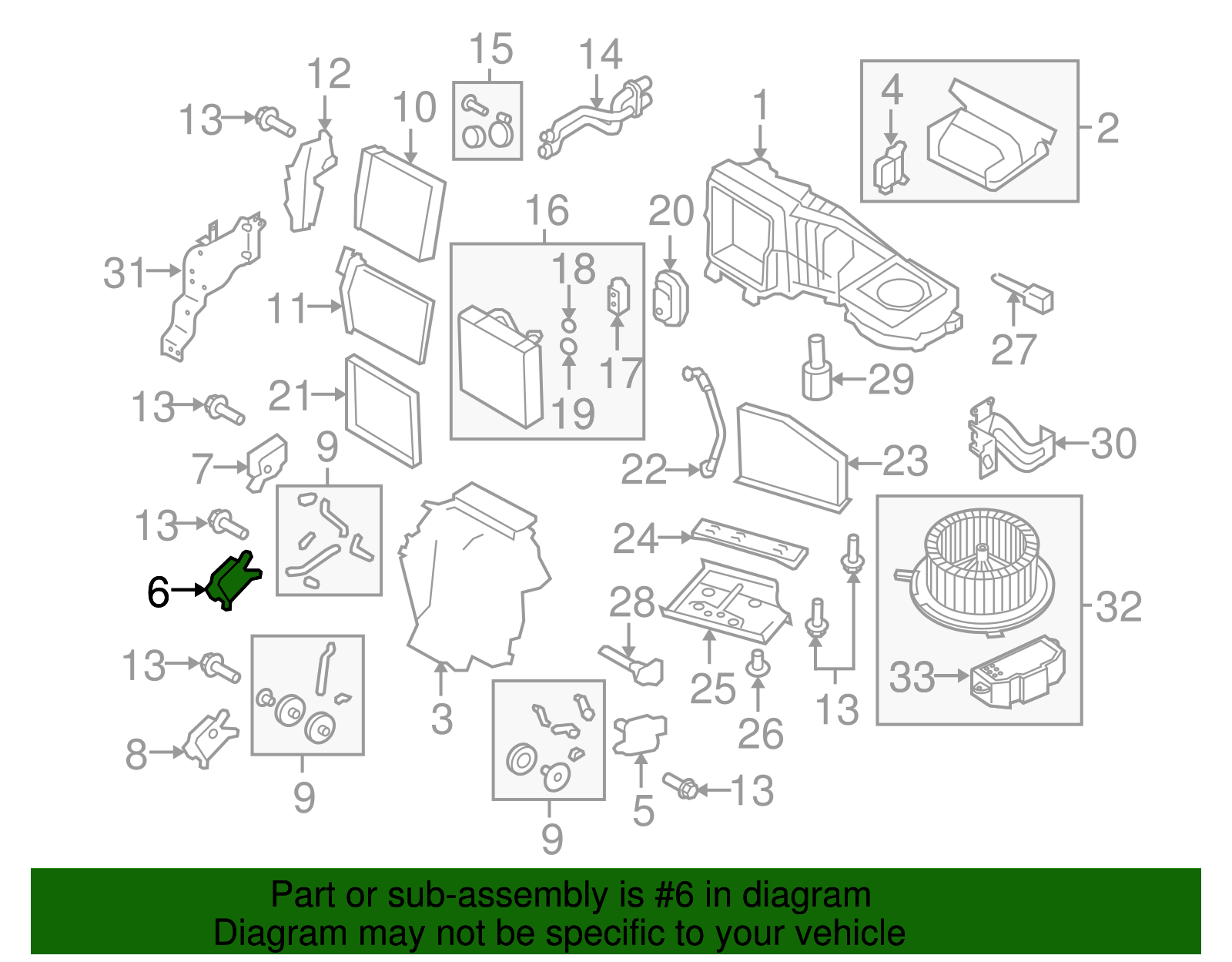 1K1-907-511-C - High-Quality HVAC Blend Door Actuator for 2006-2015 ...