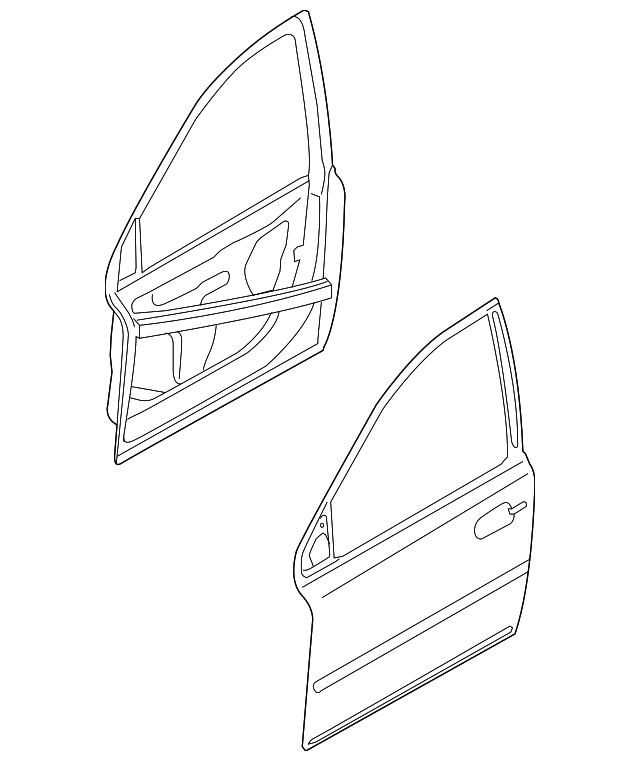 2003-2014 Volvo XC90 Door Shell - Passenger Side (RH) 31385357 ...