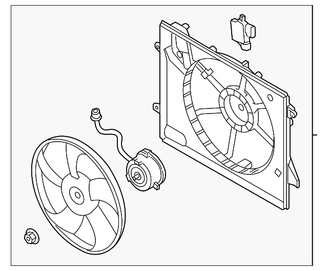 2015-2017 Hyundai Sonata Fan Assembly 25380-C2000 | OEM Parts Online