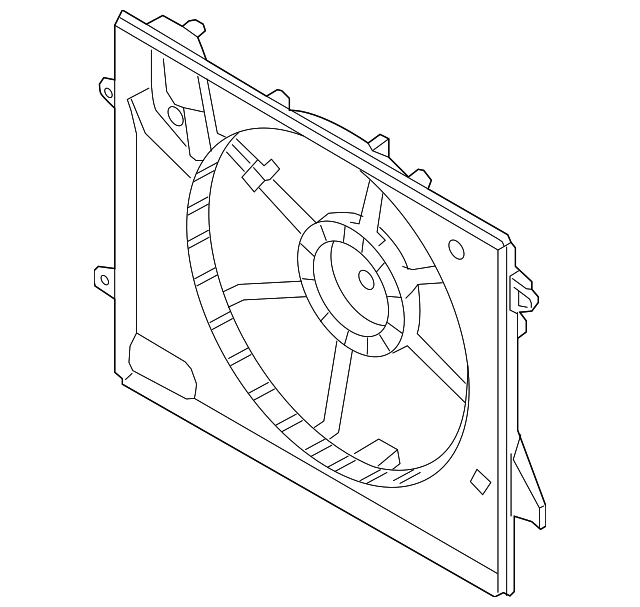 2015-2019 Hyundai Sonata Fan Shroud 25350-C2000 | OEM Parts Online