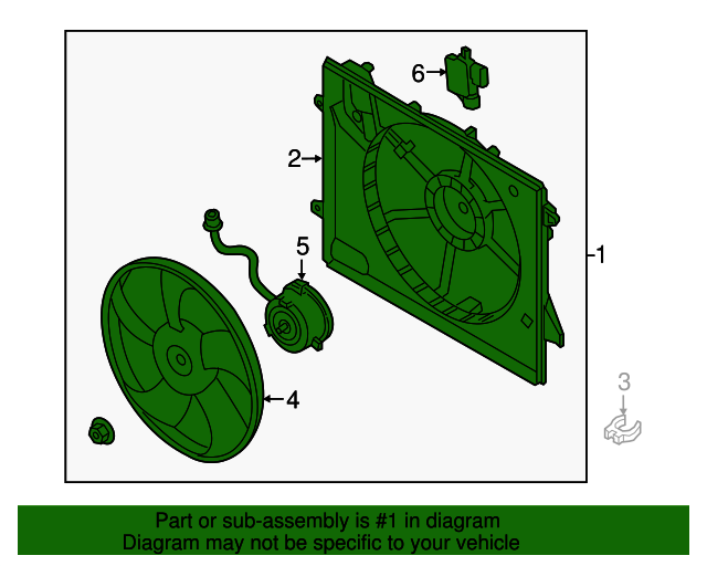 2015-2017 Hyundai Sonata Fan Assembly 25380-C2000 | OEM Parts Online