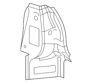 Genuine OEM Rear Pillar Part# LR006297 Fits 2008-2015 Land Rover LR2 ...