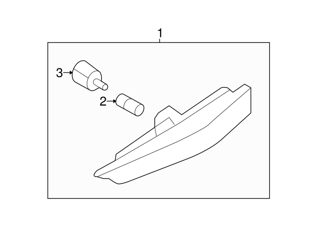 2012-2013 Kia Soul Repeater Lamp 92302-2K000 | OEM Parts Online