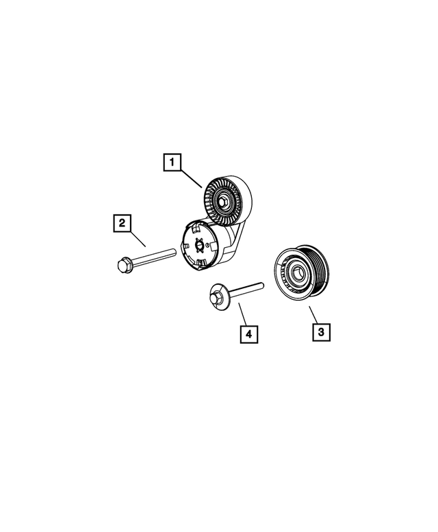 2012-2023 Mopar Idler Pulley 5281301AA | My Mopar Parts