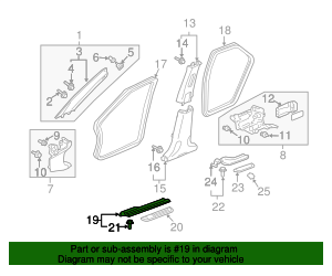 84201-SDA-A10ZA - Door Sill Plate 2004-2007 Honda Accord ...
