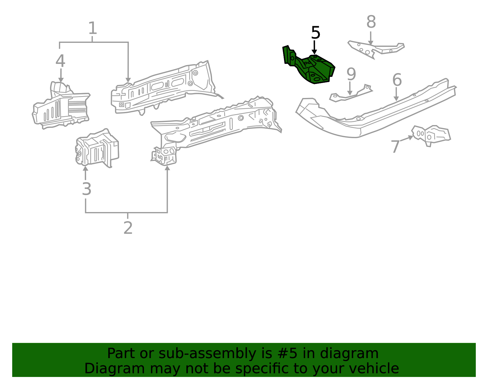 57077-42020 - 2019-2024 Toyota - Torque Box | Nucar Toyota Parts