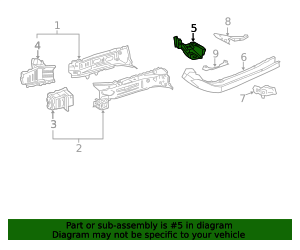57077-42020 - Floor Pan Reinforcement 2019-2024 Toyota | AutoNation Parts