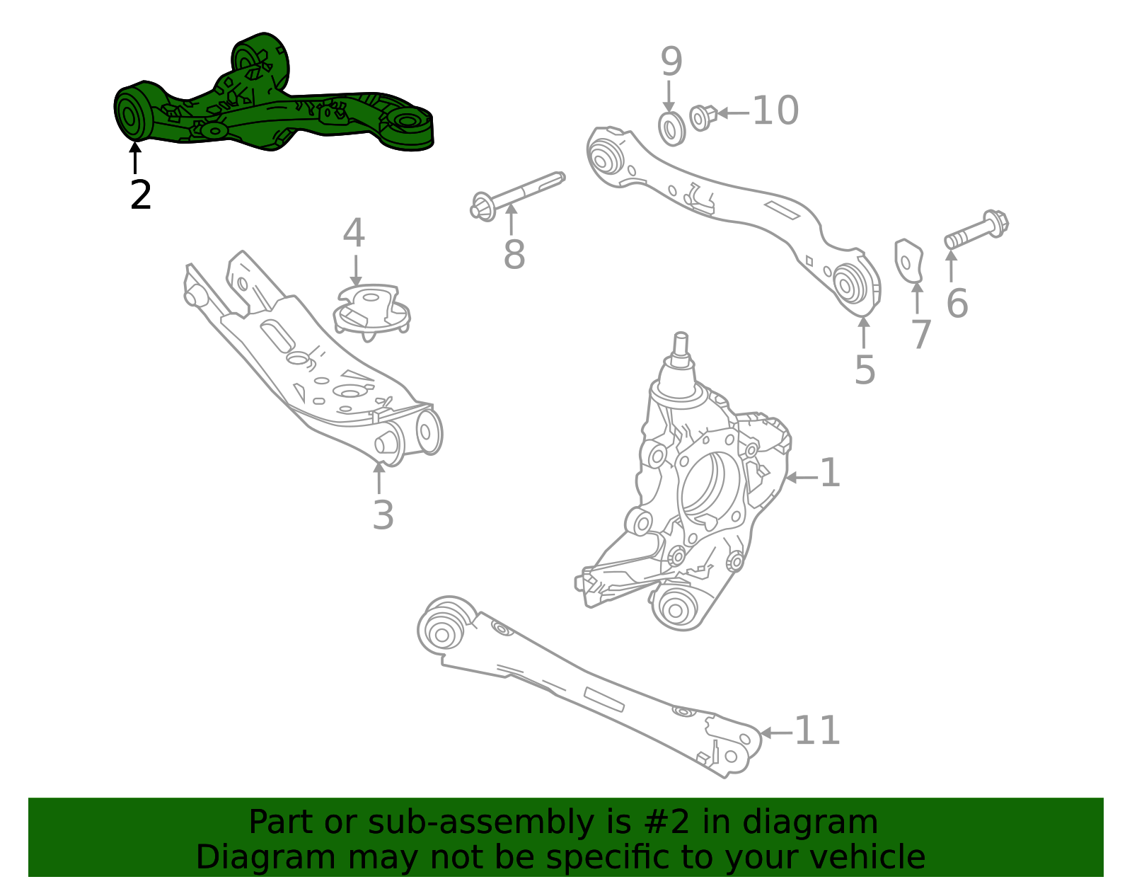 2022-2025 Acura MDX Upper Control Arm 52520-TYA-A03 | OEM Parts Online