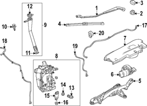 42811564 - Wiper Blade 2024 Chevrolet Trax | Gateway Buick GMC Parts